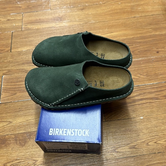 Birkenstock | Shoes | Birkenstock Zermatt Premium Suede Thyme Color ...